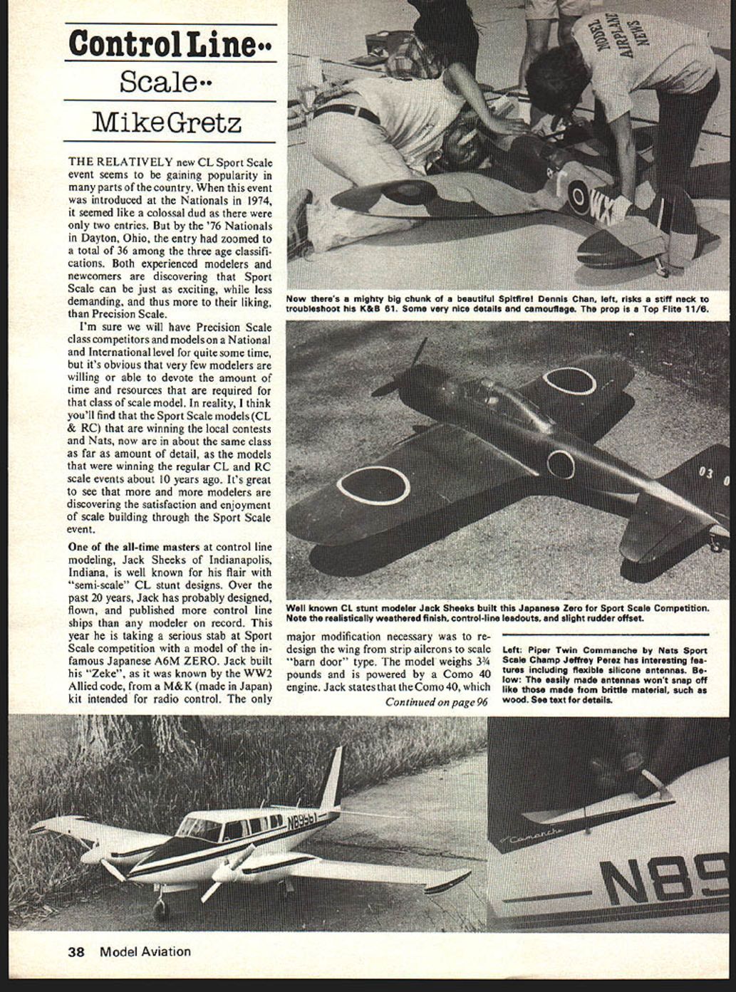 Control Line: Scale | Model Aviation Library