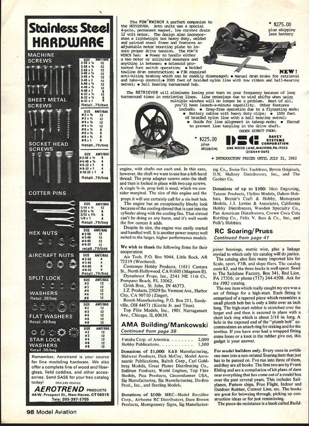AMA Building Fund: Update VIII | Model Aviation Library