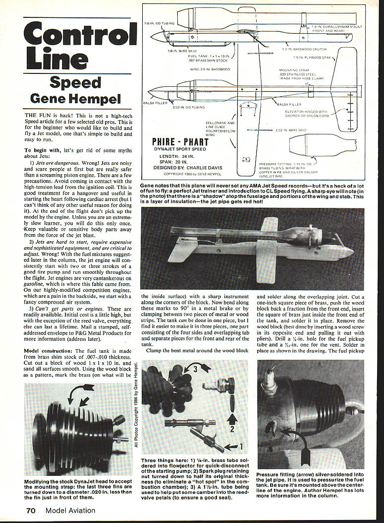 Control Line: Speed | Model Aviation Library