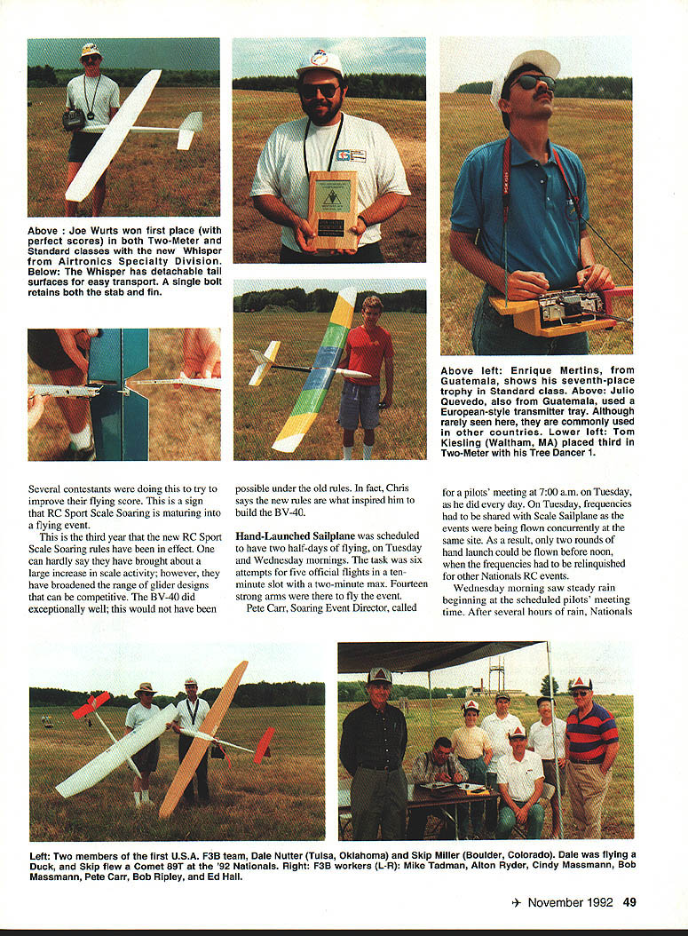 Radio Control Nationals: Soaring | Model Aviation Library