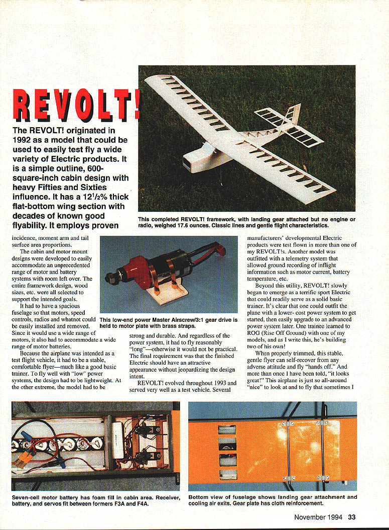 Revolt! | Model Aviation Library