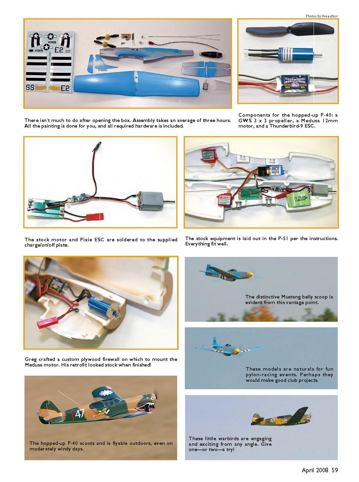 Plane Talk: Cox Micro Warbirds 2008/04 | Model Aviation Library
