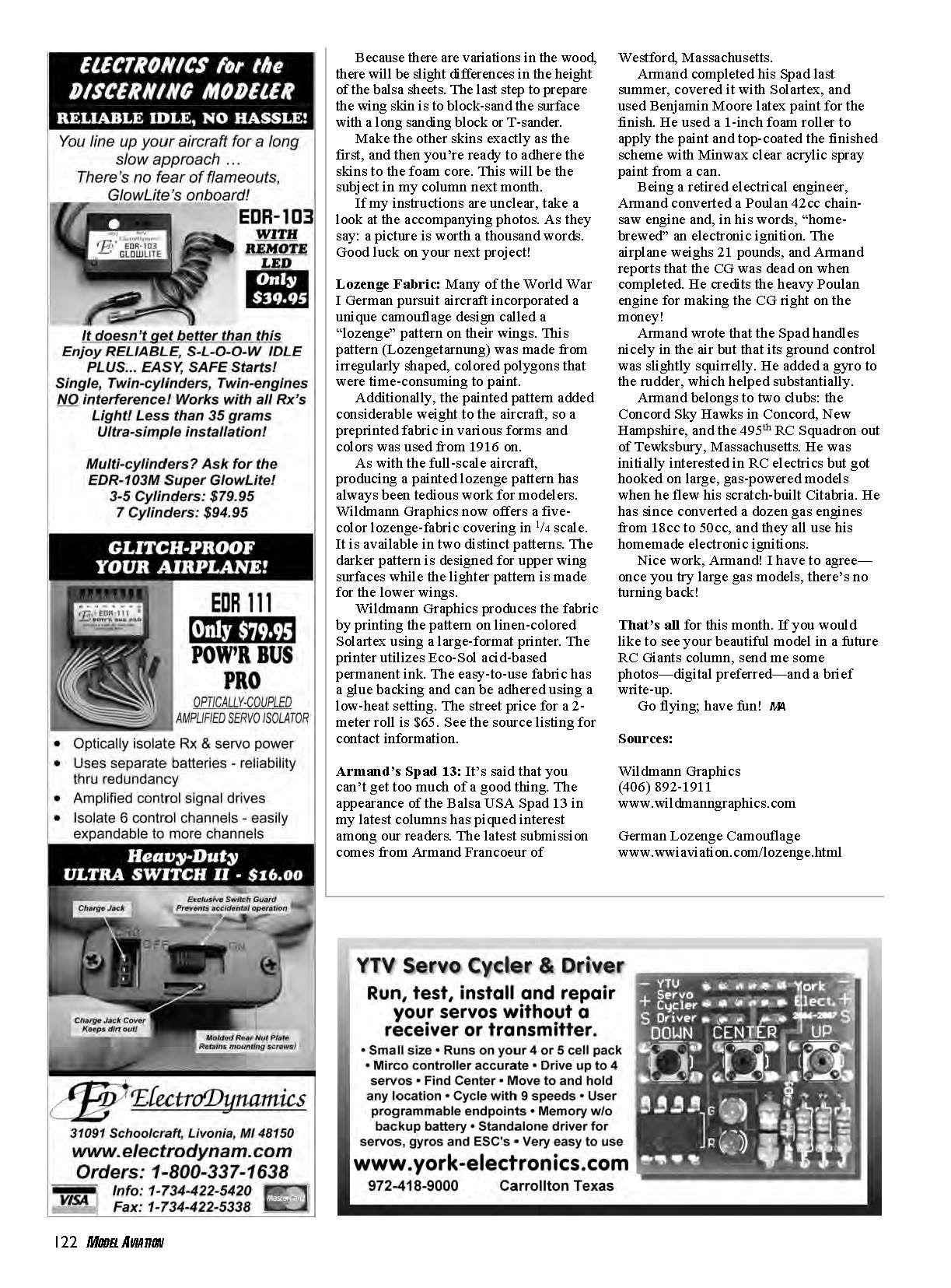 AMA Plans Service Showcase - 2008/05 | Model Aviation Library