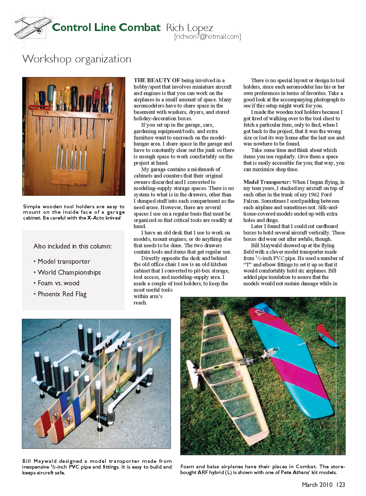 Control Line Combat - 2010/03 | Model Aviation Library