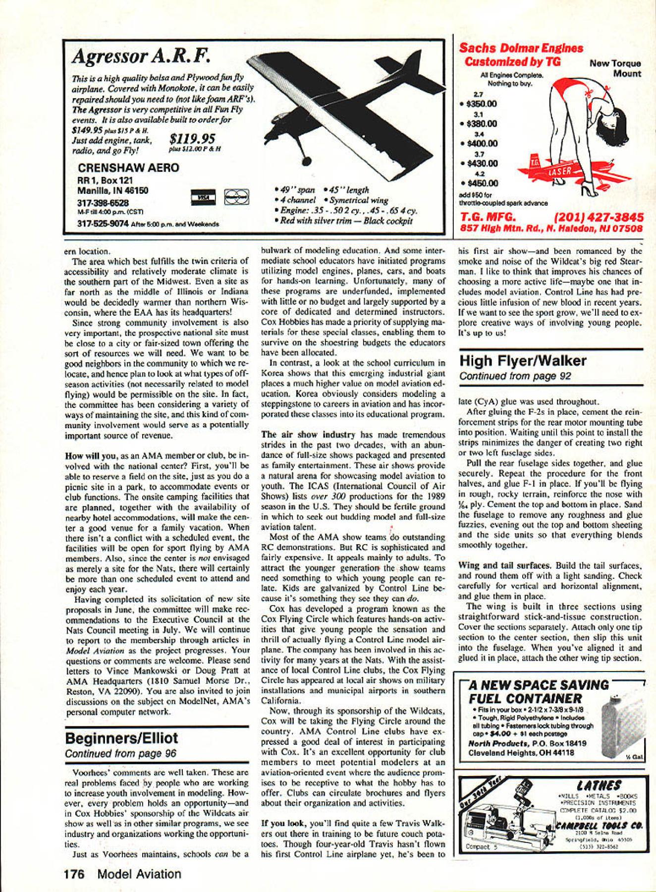 National Model and Sport Aviation Center | Model Aviation Library