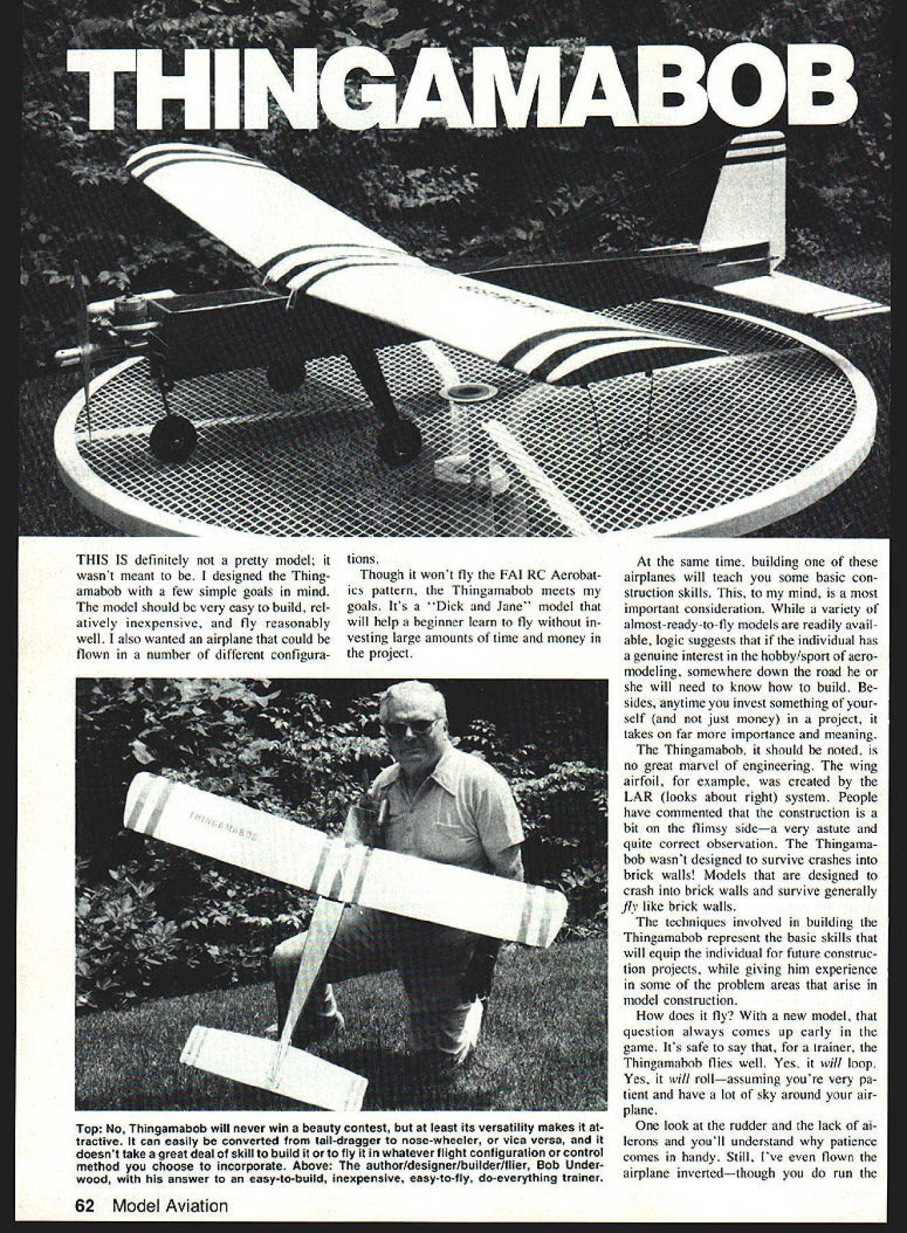 Thingamabob | Model Aviation Library