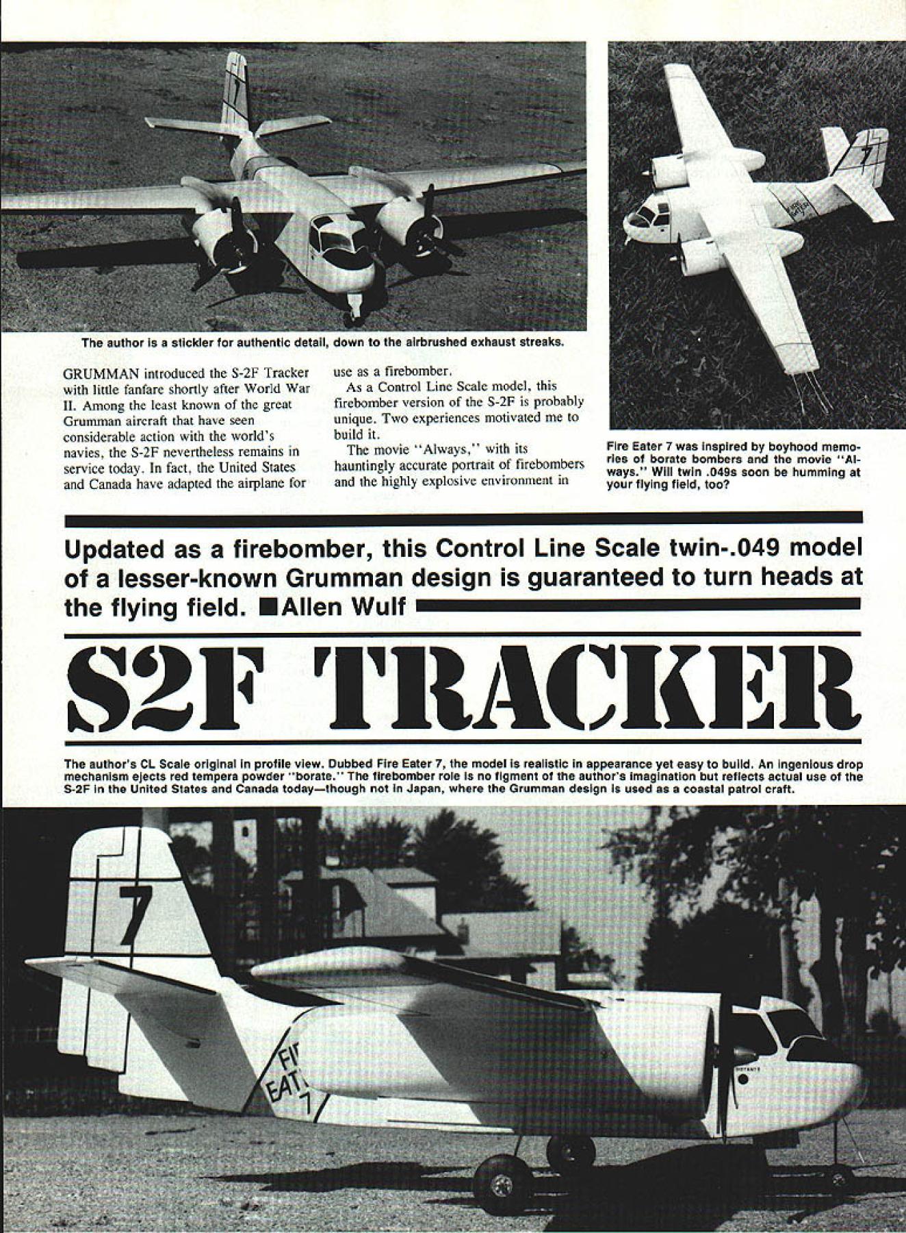 S2F Tracker | Model Aviation Library