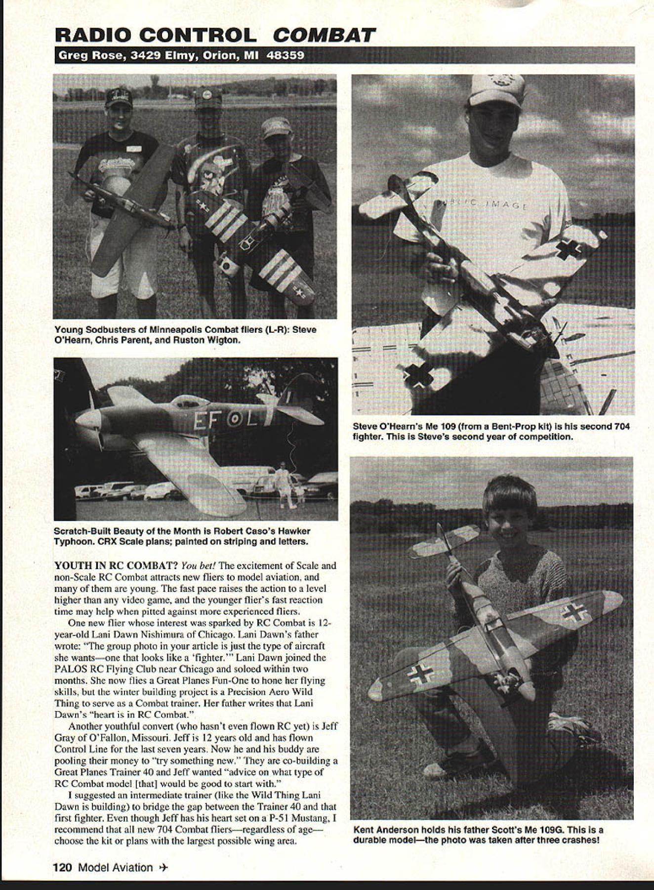 Radio Control: Combat | Model Aviation Library