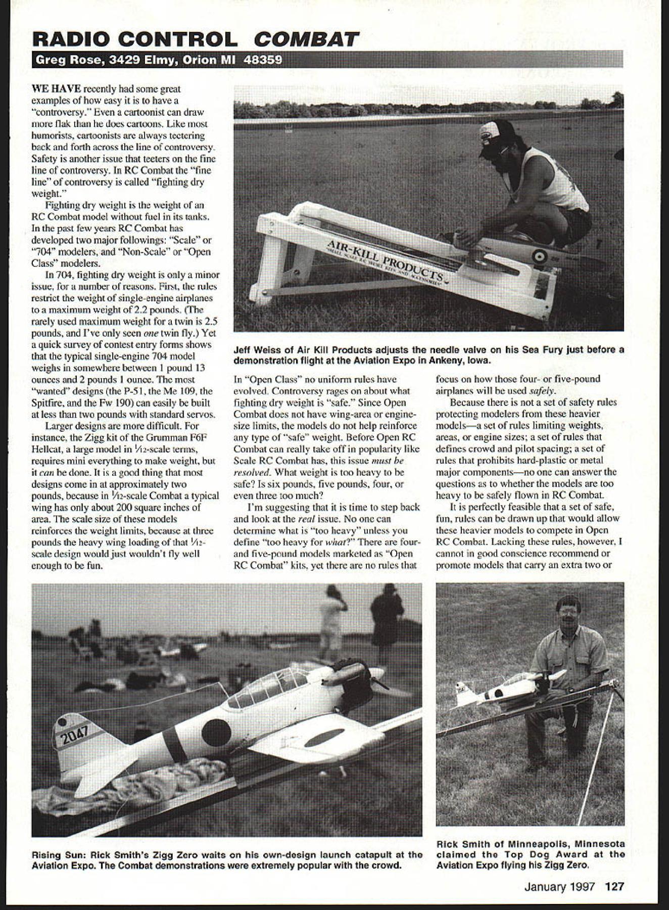 Radio Control: Combat | Model Aviation Library