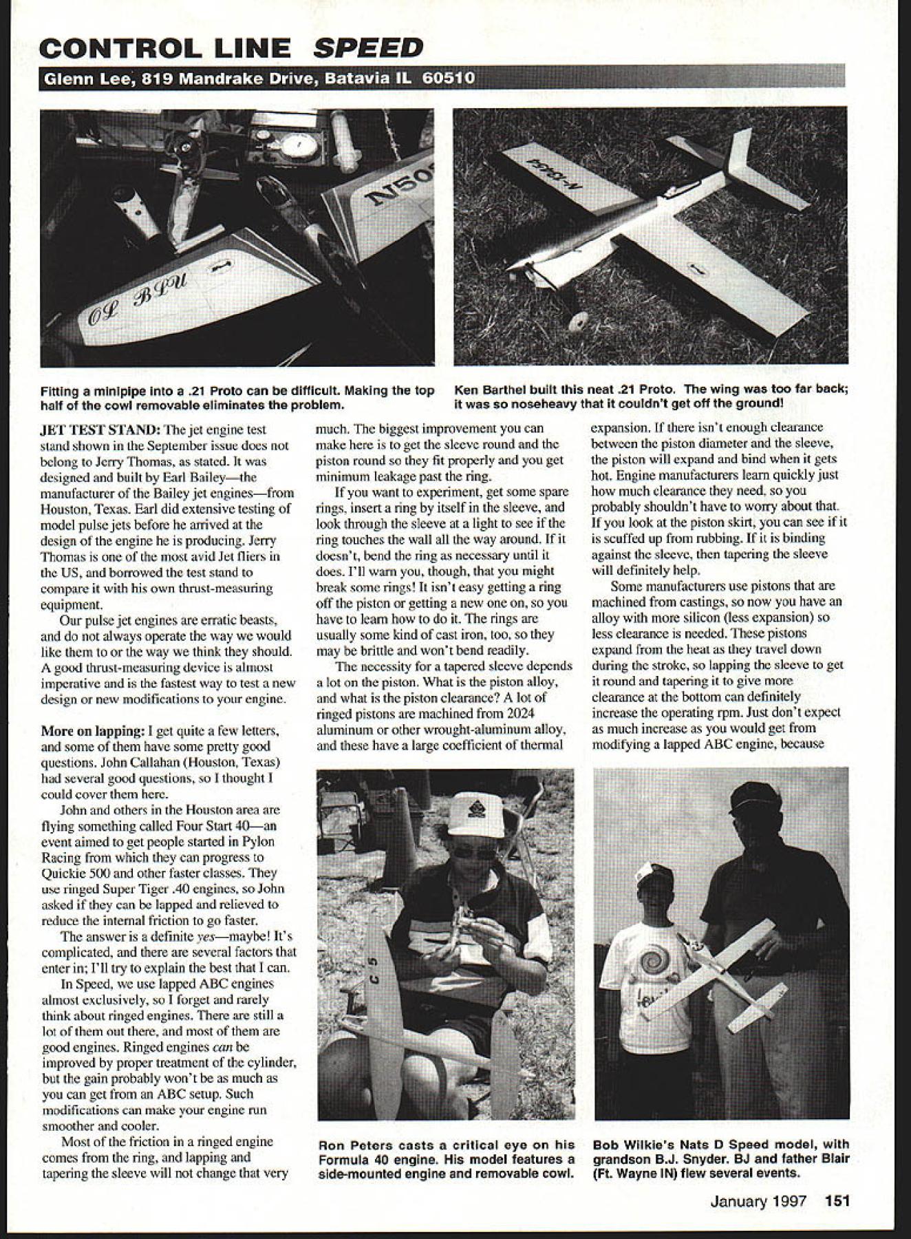 Control Line: Speed | Model Aviation Library