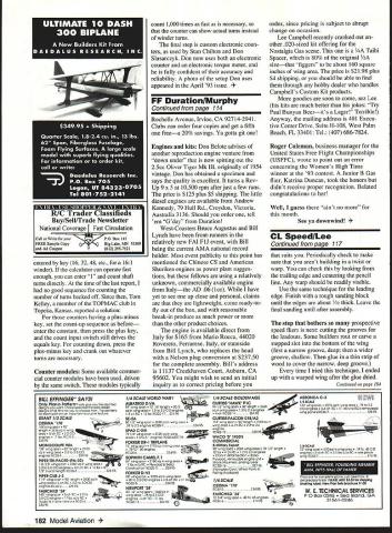 Control Line: Speed | Model Aviation Library