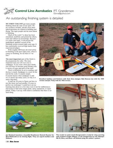 Control Line Aerobatics-2007/01 | Model Aviation Library